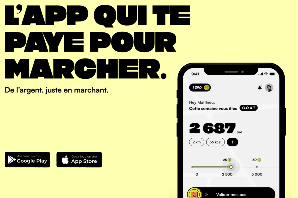Macadam, l'app qui vous paye pour marcher ! Ça marche vraiment, ça ...