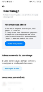 Parrainage Lydia : 10€ code RADINMALIN1 (et astuces pour gagner +) · Radin Malin